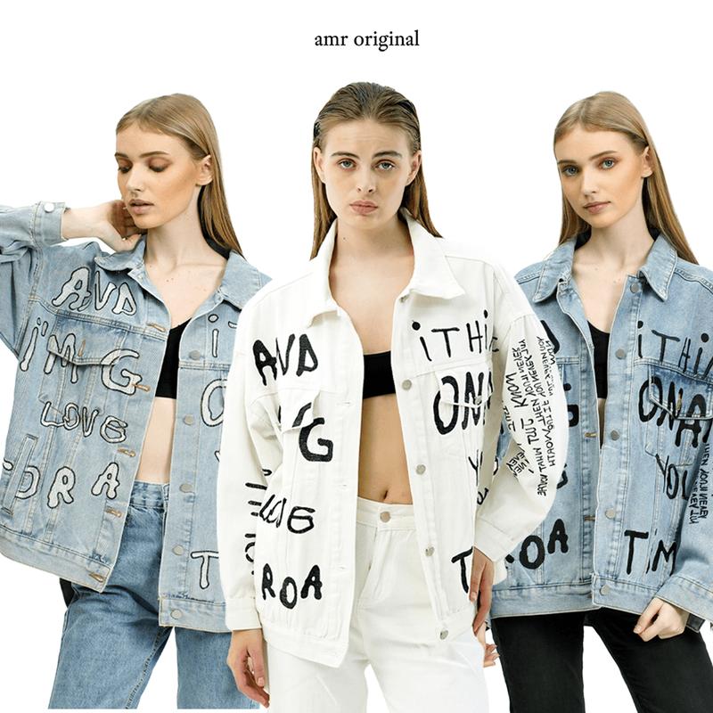 AMR Original - Mg Love 519 / 517 Collection - Denim Jacket - - Shop | Tokopedia