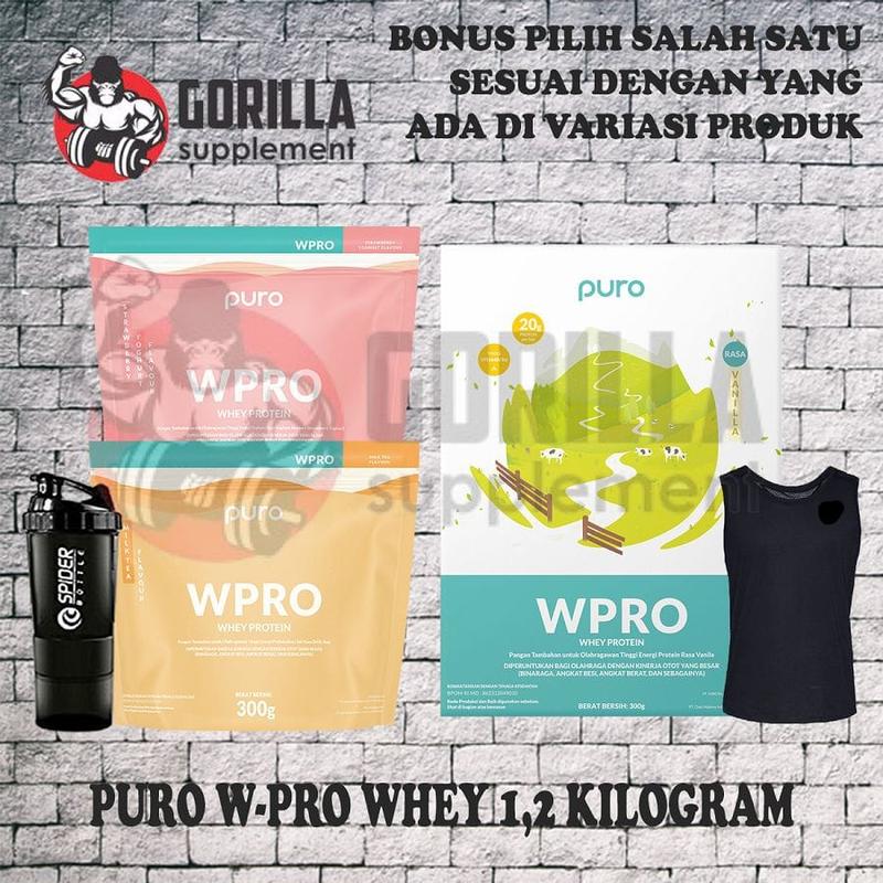 PURO Nutrition WPC 1200 Gram / 40 Serving - Whey Protein Concentrate ...