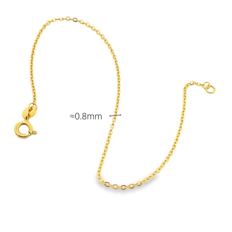 Top Cash Jewellery 916 Gold Bracelet without Extension - TikTok Shop ...