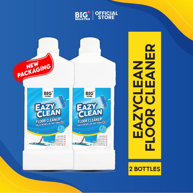 BIG+ EazyClean Floor Cleaner Liquid (2x1000ml) Wangi Floral Yuzu ...