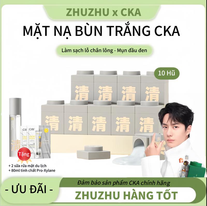 Mặt nạ bùn CKA làm sạch lỗ chân lông, thu nhỏ vết mụn, loại bỏ - TikTok ...