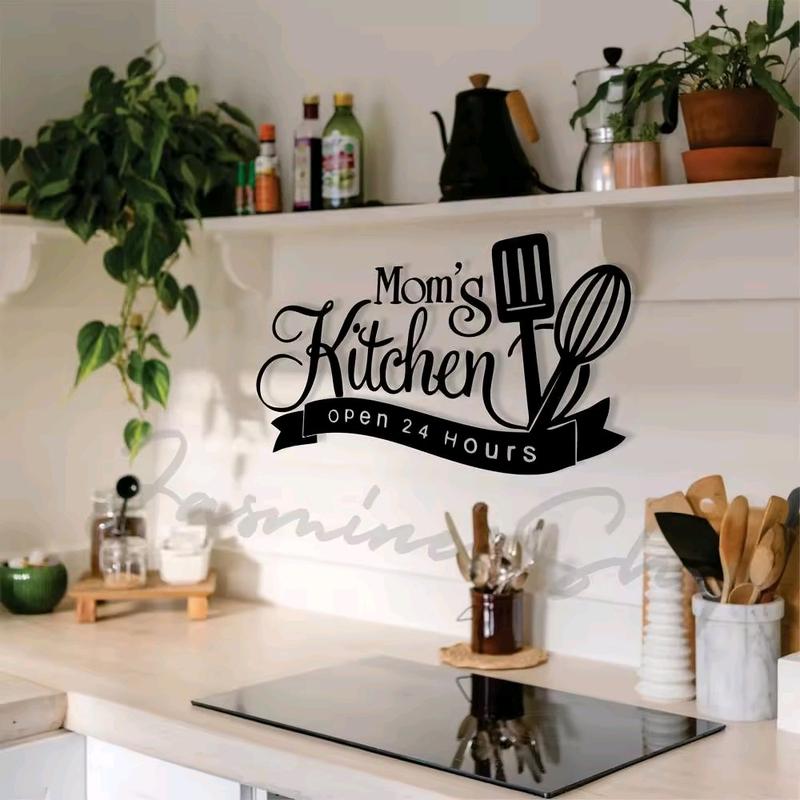 WALL STICKER QUOTE MOM'S KITCHEN STIKER DEKORASI DINDING DAPUR - Shop ...