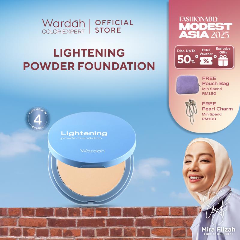 Wardah Lightening Powder Foundation Light Feel - Two Way Cak - TikTok ...