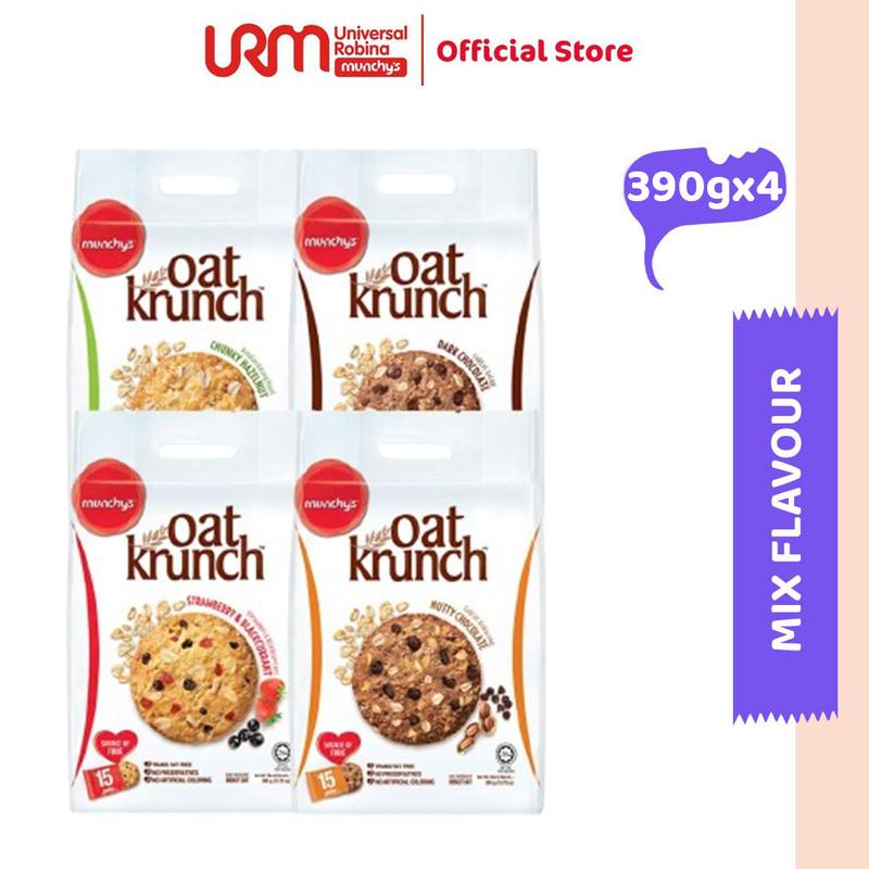 Munchys Oat Krunch Biscuit 390g - TikTok Shop Malaysia