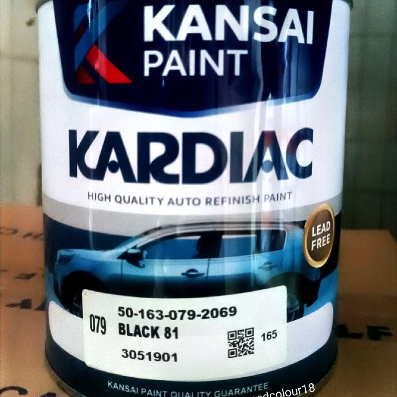 KANSAI PAINT KARDIAC BLACK81 Car - Shop | Tokopedia