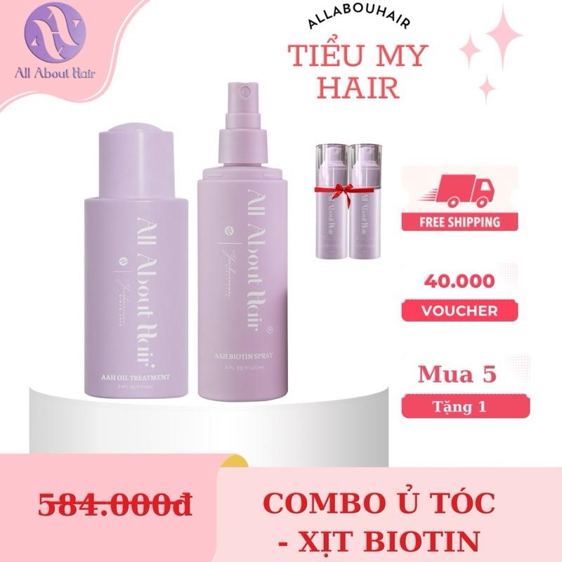 COMBO 2 SẢN PHẨM Ủ TÓC OIL TREATMENT VÀ XỊT BIOTIN Dưỡng Tó - TikTok ...