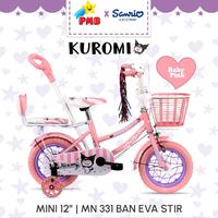 Jual SEPEDA ANAK PEREMPUAN 12 INCH PMB KUROMI MN 331 BAN EVA STIR - Kab ...