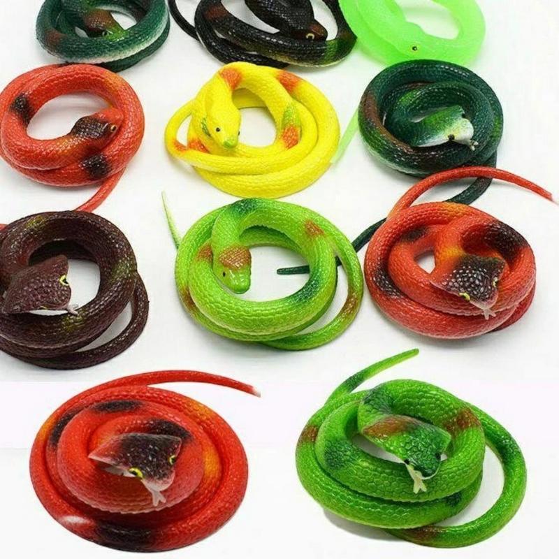 Ular Ularan Mainan Anak Bahan Karet Panjang - Shop | Tokopedia