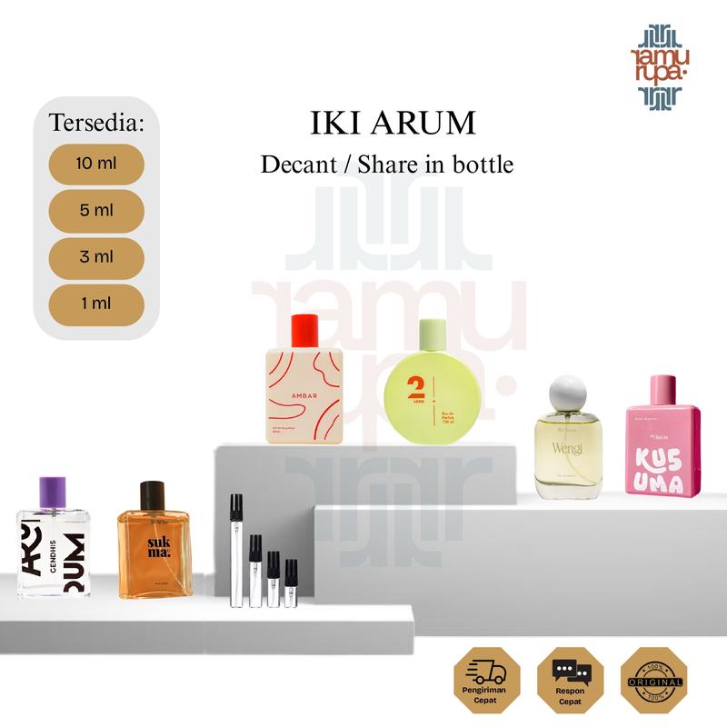 Iki Arum Decant Parfum Original Gendhis, Sukma, Loro, Wengi, Kusuma ...
