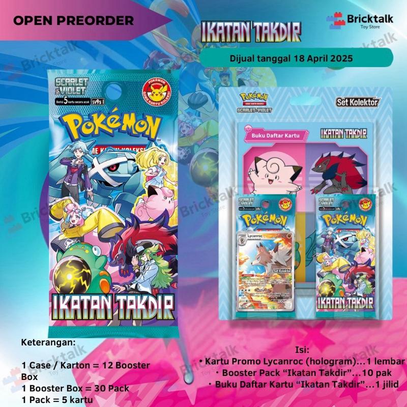 Kartu Pokemon Ikatan Takdir sv9s Booster Box, Set Kolektor Trading ...