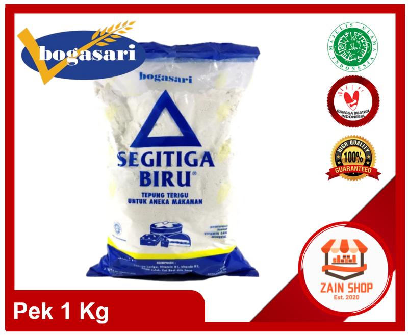 TEPUNG TERIGU SEGITIGA BIRU KEMASAN 1KG - TikTok Shop Malaysia