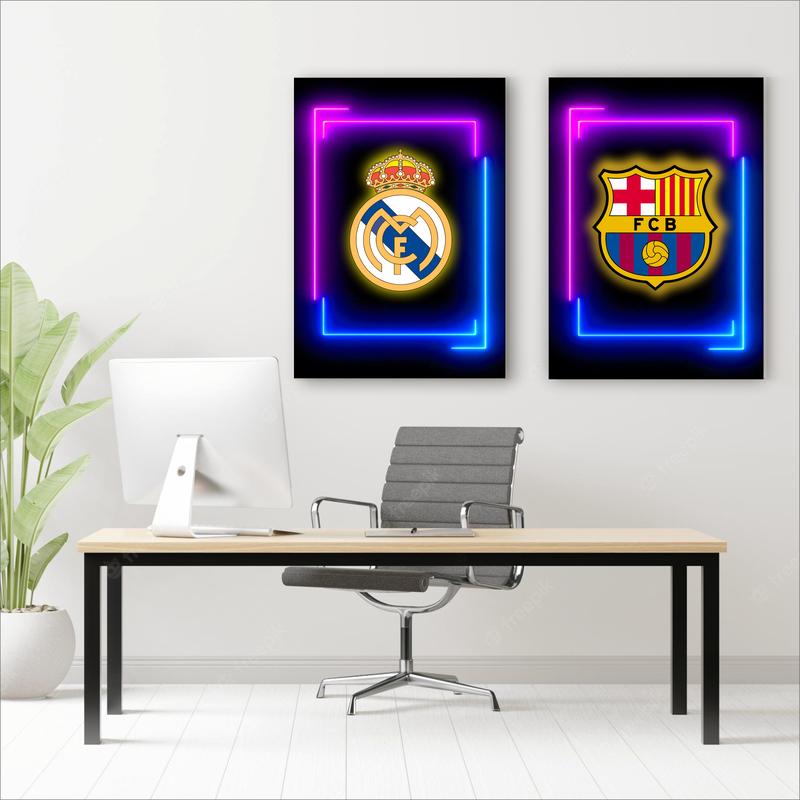 Poster Dinding Kayu Club Bola Pajangan Dinding - Model Terbaru - Shop ...