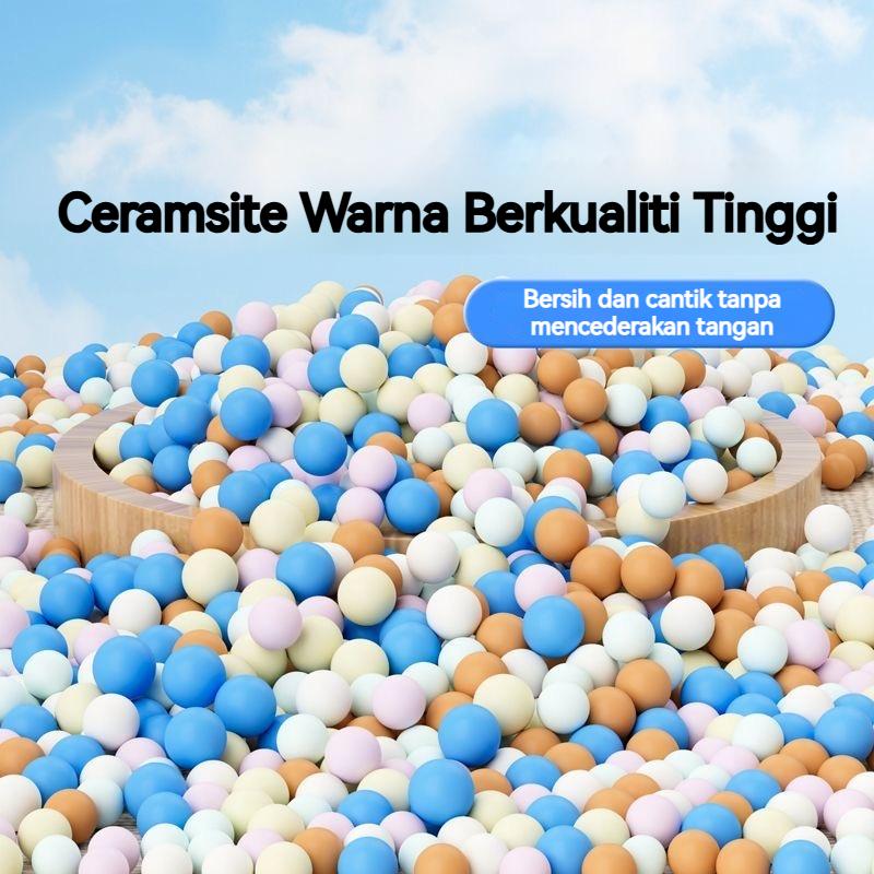 【Termurah dalam sejarah】Kerikil Seramik Berwarna, alas pasu bunga ...