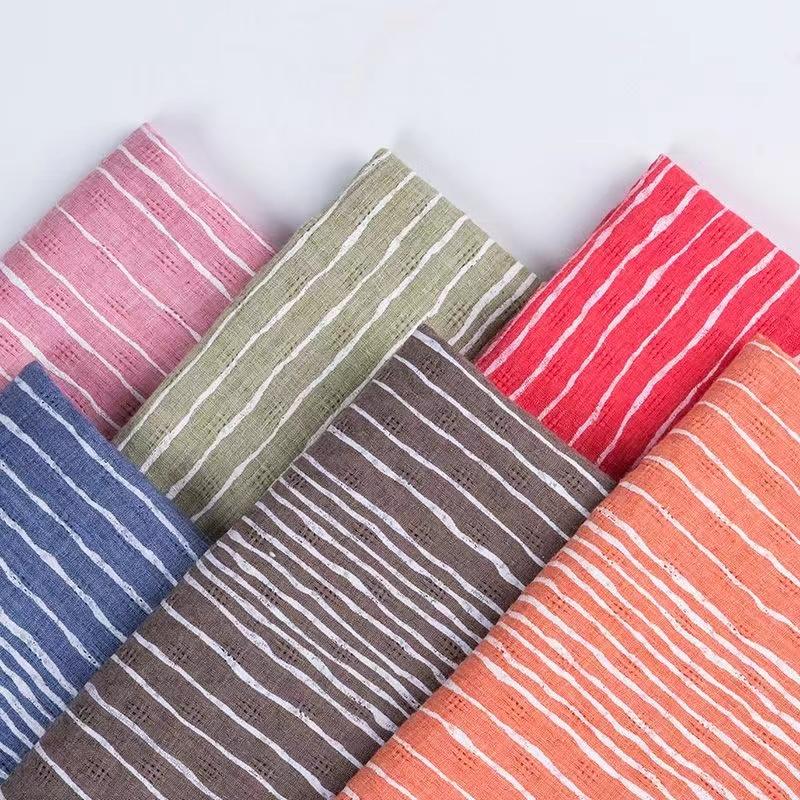 Kain Pakaian Kapas, Berjalur dan Linen Jacquard, Kain Seluar - TikTok ...