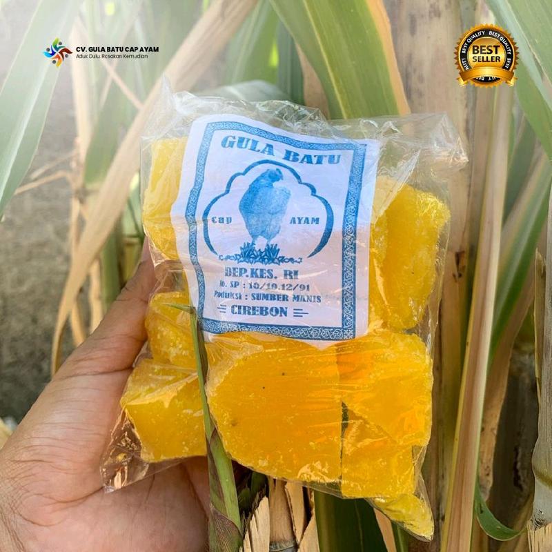 Gula Batu Kuning Kemasan 240 gram | Gulbat Kuning Khas Cirebon Bahan ...