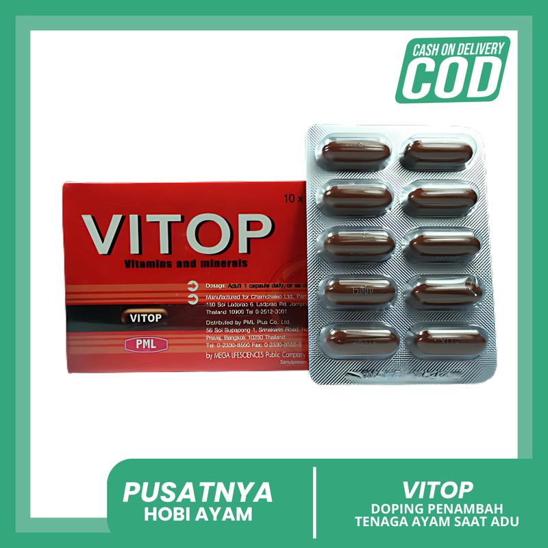 Vitamin Vitop 1 Strip multivitamin witop tablet vitop kemasan baru ...