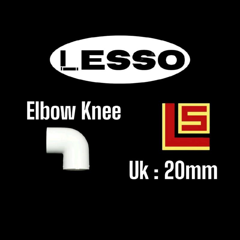 LESSO Deg Elbow Knee / Keni Pipa Pipe U – PVC by 3 Pawns - 20mm - Shop ...