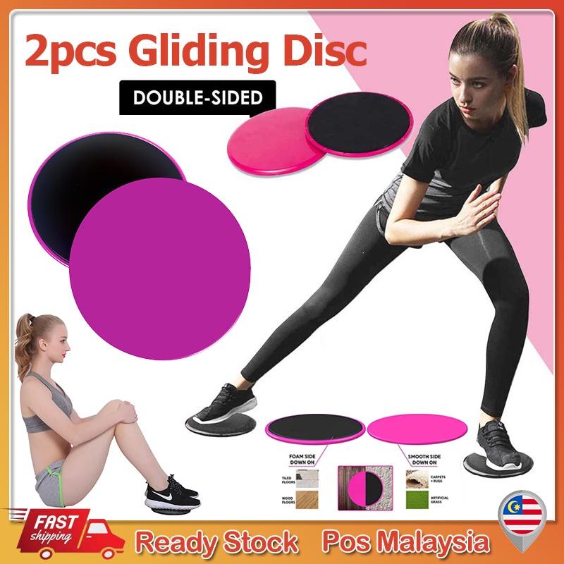 (COD)2pcs/set Rapid Fitness Dual Sided Gliding Disc Sliding Plate ...