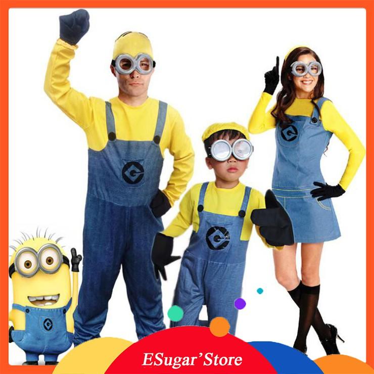 Jumpsuit Minion, Kostum Cosplay Despicable Me, Untuk Lelaki, - TikTok ...