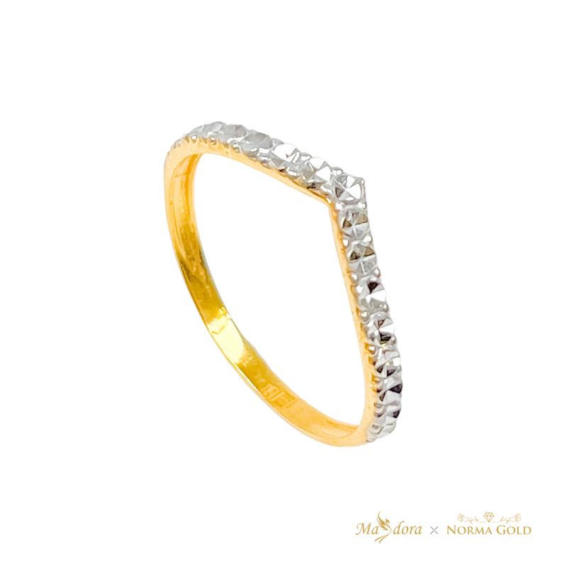 NORMAGOLD Cincin V Diamond Cut 2C V2 [L2] (Emas 916) Daily - TikTok ...