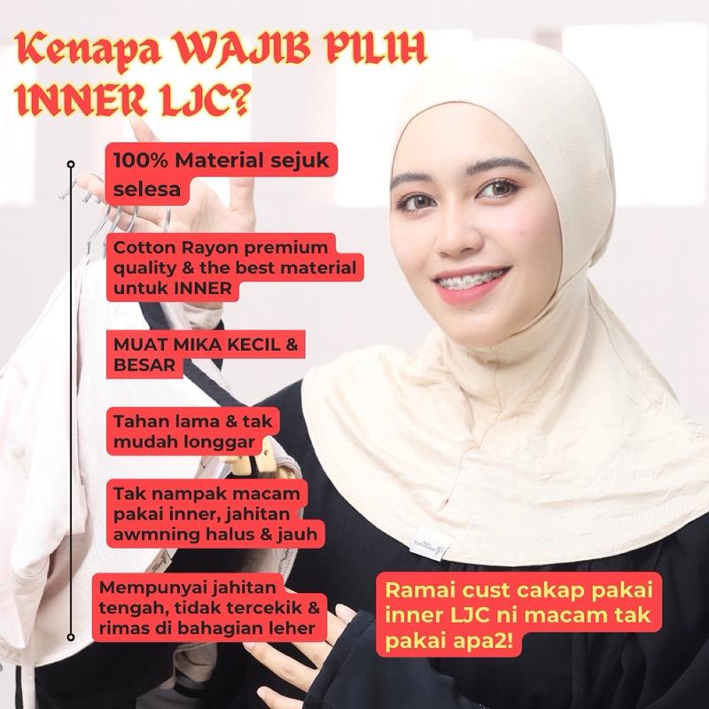 Inner Neck MUka kecik/ besar SELESA, sejuk & melekap elok b - TikTok ...