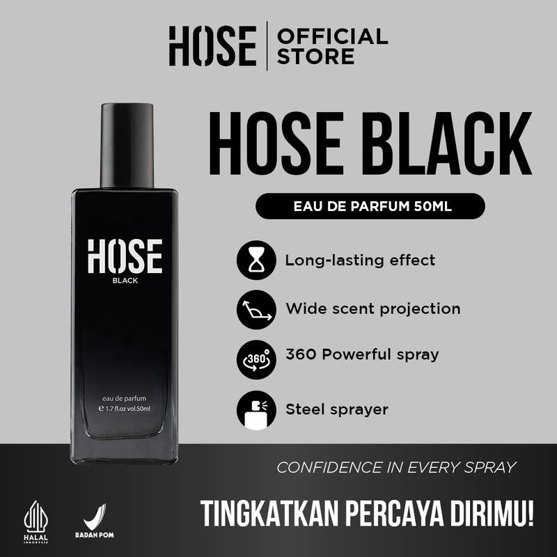 [BELI 50K GRATIS GIFT] HOSE Eau De Parfum Black 50ml/ Perfum - Shop ...