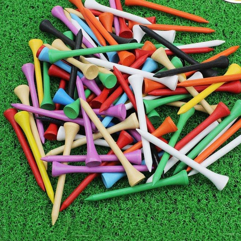 Tee Golf Kayu Profesional, CRESTGOLF, 70mm (2-3 / 4 "), Tee Kayu Golf ...