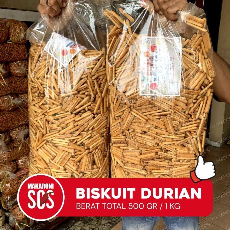 Biskuit Durian 1kg Stik Durian Manis Renyah Jajan Lebaran Biskuit Stik ...