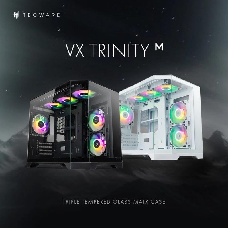 # TECWARE VX Trinity M - Mid Tower Triple T.G mATX Case With - TikTok ...