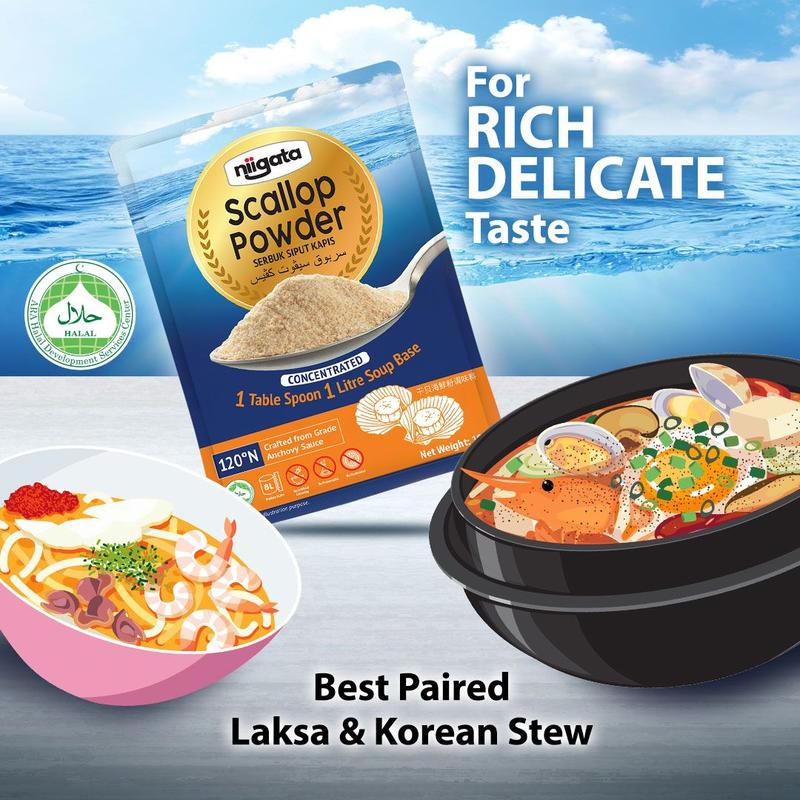Niigata Serbuk Kapis- Scallop Powder - For RICH DELICATE Taste - TikTok ...