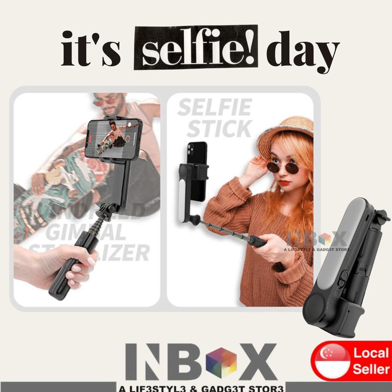 L09 Selfie Stick Tripod Gimbal Stabilizer - TikTok Shop Singapore