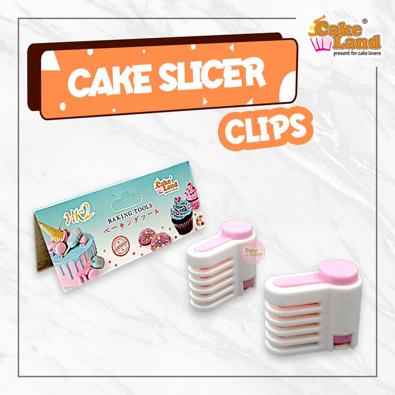 CAKE LAND Cake slicer clips - 2pcs - TikTok Shop Malaysia