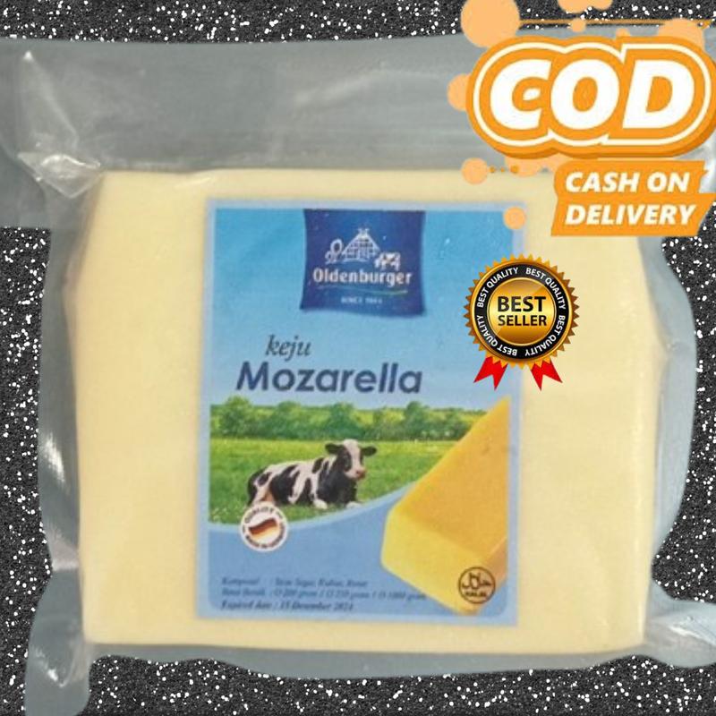 Keju Mozarella Oldenburger 250 gram Enak Lumer Halal Cheese Baking ...