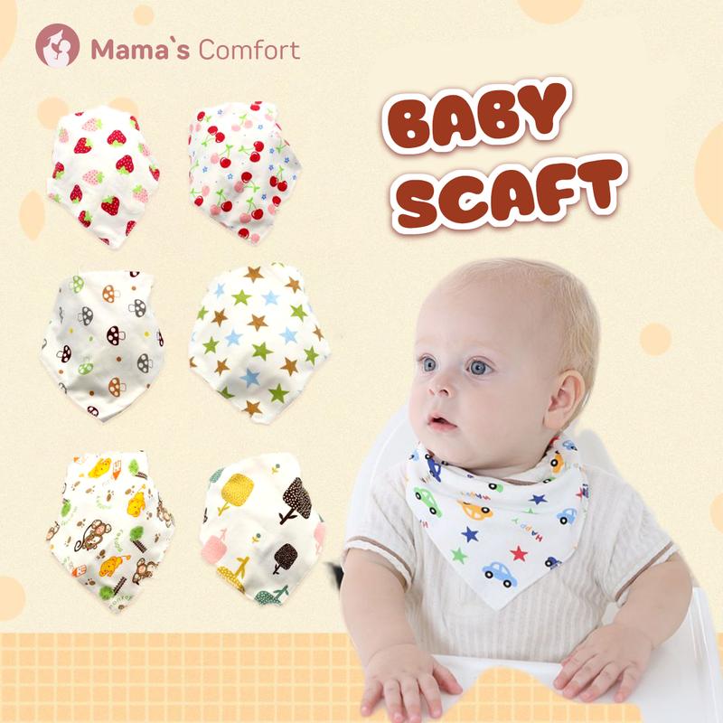 Mama`s Comfort Baby Bibs Toddler 100% Cotton Triangle Bib With - TikTok ...