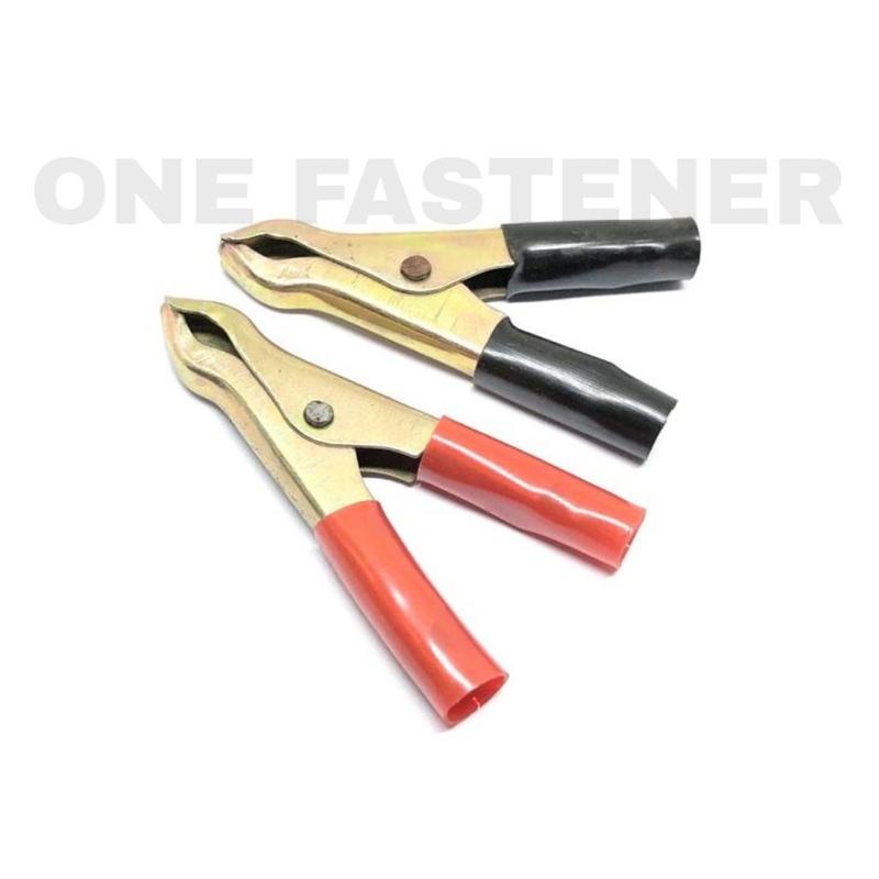 ja0198 Jepitan jepit Aki 5.5 CM KECIL accu buaya Merah Hitam - Shop ...