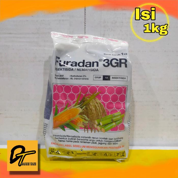 Jual Furadan 3GR Insektisida/Nematisida Pembasmi Hama Tanah pada ...