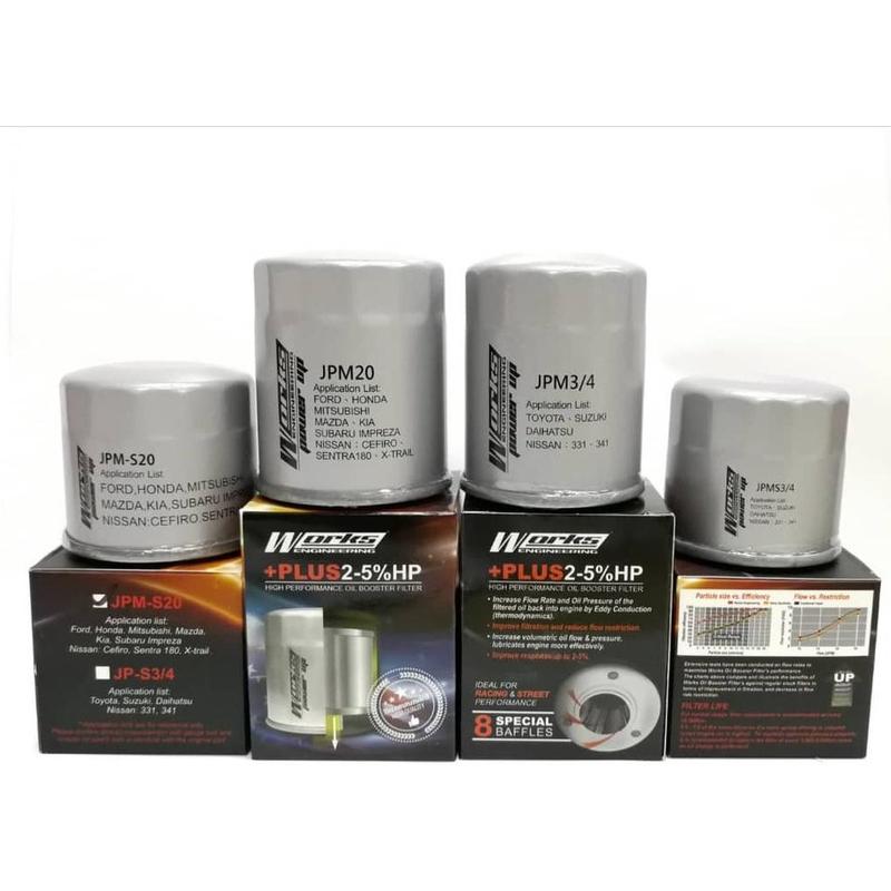 WORKS ENGINEERING Oil Filter - Toyota , Suzuki , Daihatsu , Perodua ...