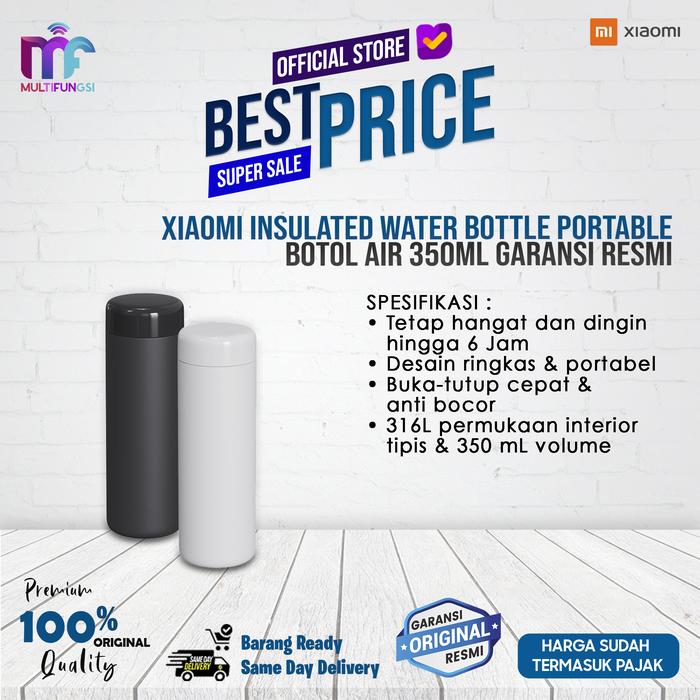 Jual Xiaomi Insulated Water Bottle Portable Botol Air 350ml Garansi ...