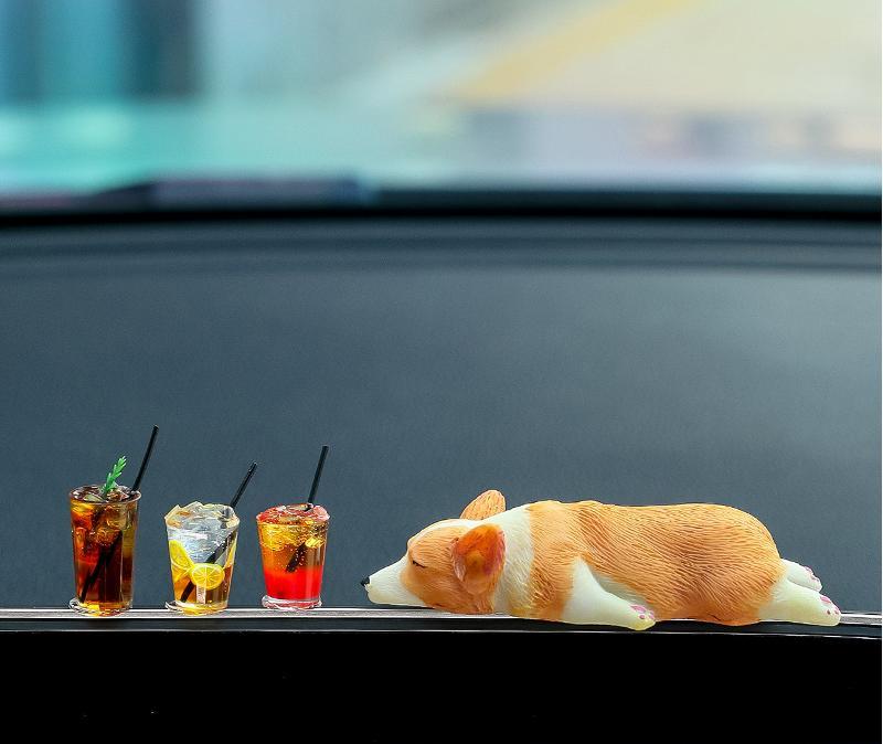 Car Ornament Mini Animal Car Interior Console Decoration Supplies ...