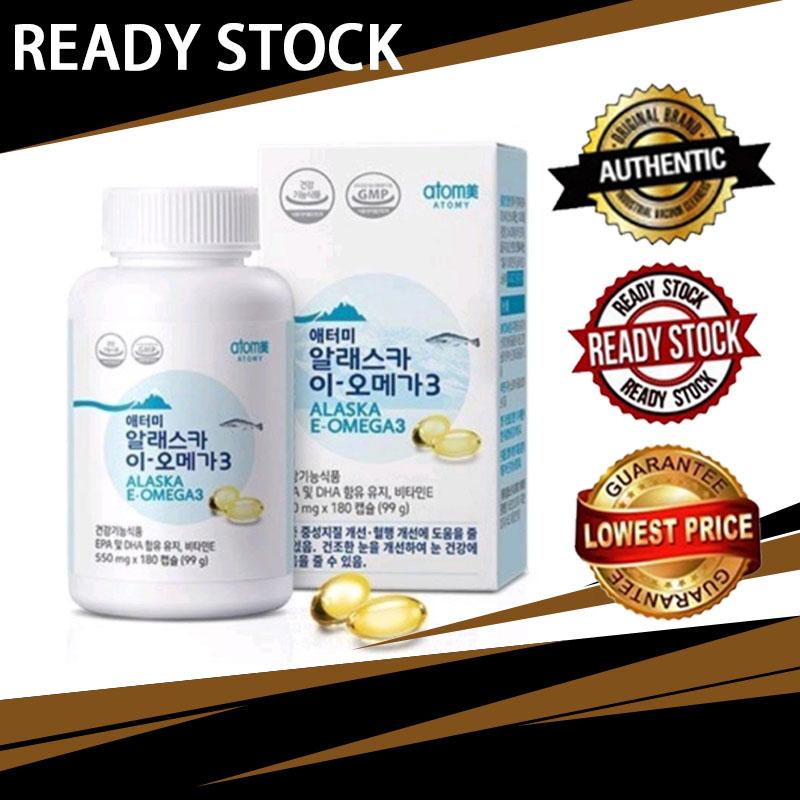 100% Authentic Atomy Alaska E-Omega 3 550 mg x 180 capsules - TikTok ...