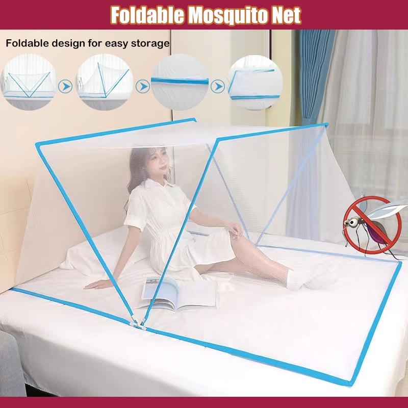 【HOT SALE】COD Kelambu Kelambu boleh lipat Kelambu Kelambu Dewasa ...