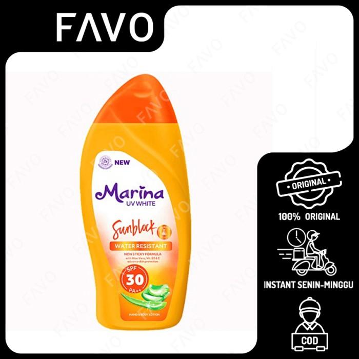 Sunblock Marina UV White Hand Body Lotion - 85 mL - Shop | Tokopedia