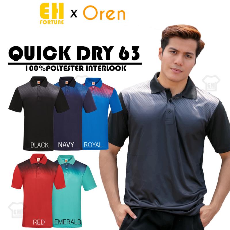 【QUICK DRY】 Polyester Interlock Unisex Polo Tee/Dry Fit Collar - TikTok ...