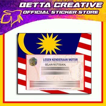 Roadtax Sticker - Flag Malaysia - TikTok Shop Malaysia