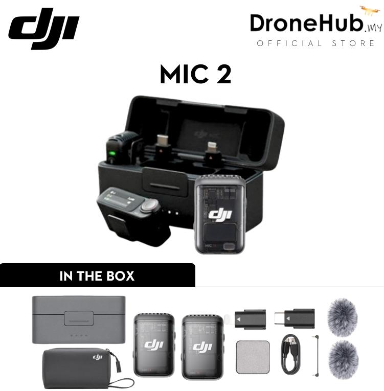 DJI Mic 2 2-Person Compact Digital Wireless Microphone System/Recorder ...