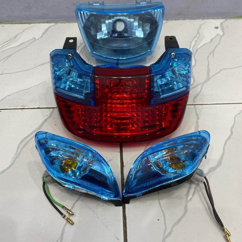 LAMPU FIZR SMOKE BLUE HEADLAMP SEIN STOPLAMP PAKET GANTENG - Shop ...