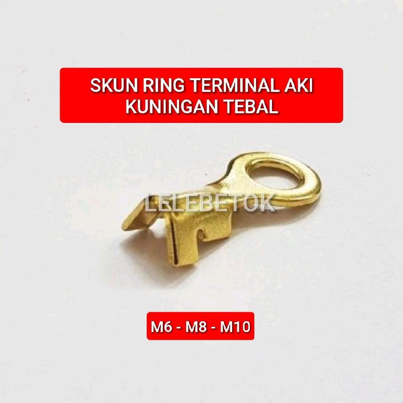 10PCS SKUN RING AKI BULAT SEKUN TERMINAL KABEL ACCU MASSA M6 - Shop ...