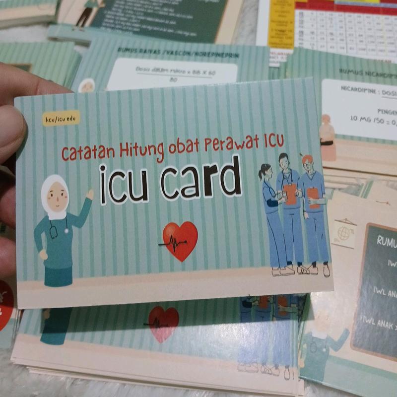 ICU CARD ( Catatan hitung obat perawat icu) - Shop | Tokopedia