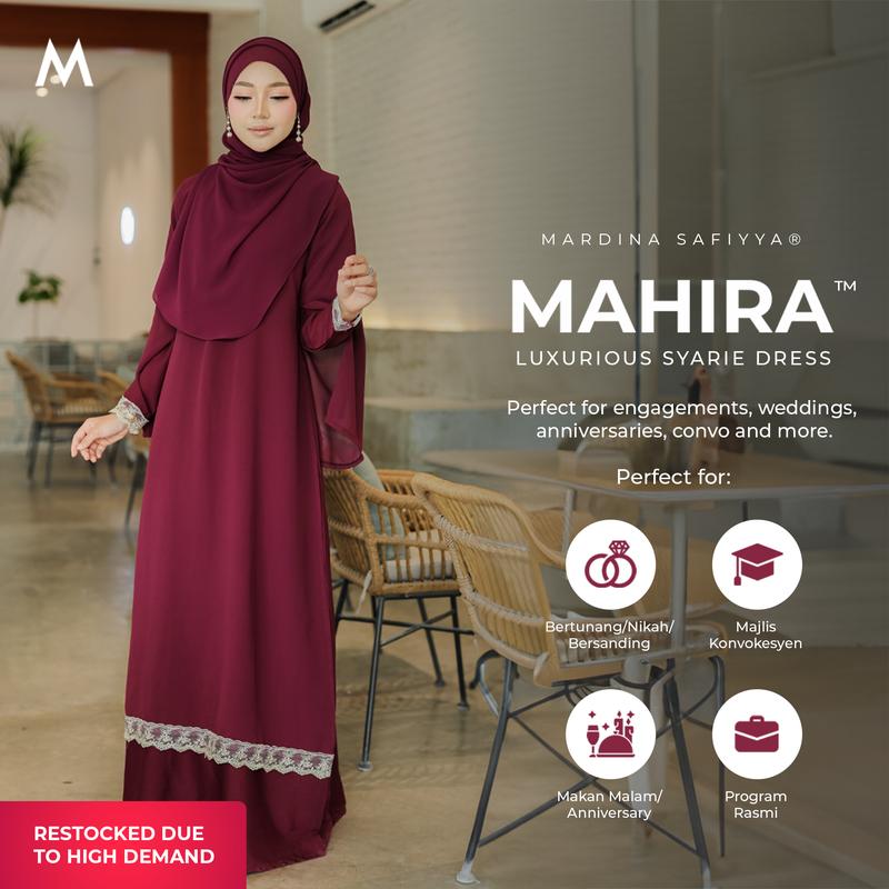 Mardina Safiyya - Mahira Syarie Dress - GoldenGlimmer Lace - - TikTok ...