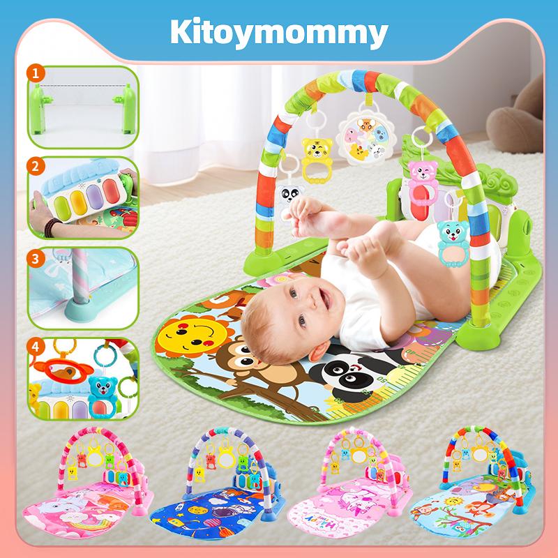 Gym Bayi Musik & Lampu | Playmat Senam 0-12 Bulan | Kick Piano - TikTok ...